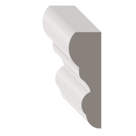 MDF Chair Rail 9/16" x 1-3/4" x 12'